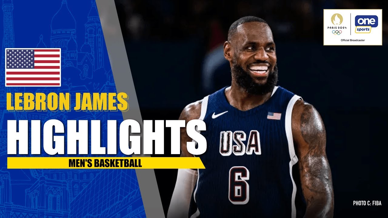 LeBron James ALL-AROUND GAME for Team USA vs Brazil | MEN'S BASKETBALL ...