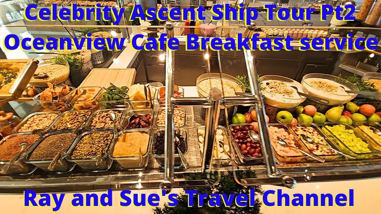 Celebrity Ascent Oceanview Breakfast Service - YouTube