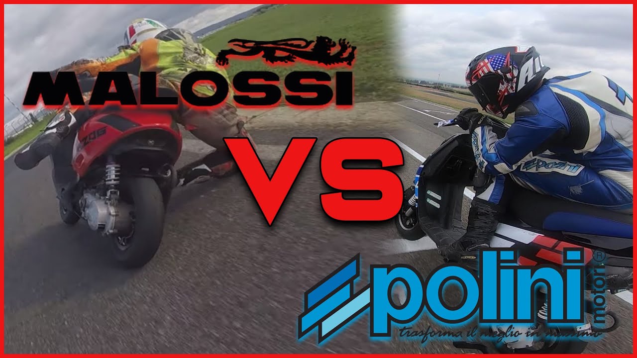 ZIP SP MALOSSI VS POLINI | TEAM vs BIG EVOLUTION (RAW ONBOARD) - YouTube
