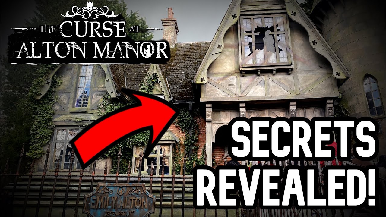 THE CURSE AT ALTON MANOR - Full Queue Line and Pre Show Room ...