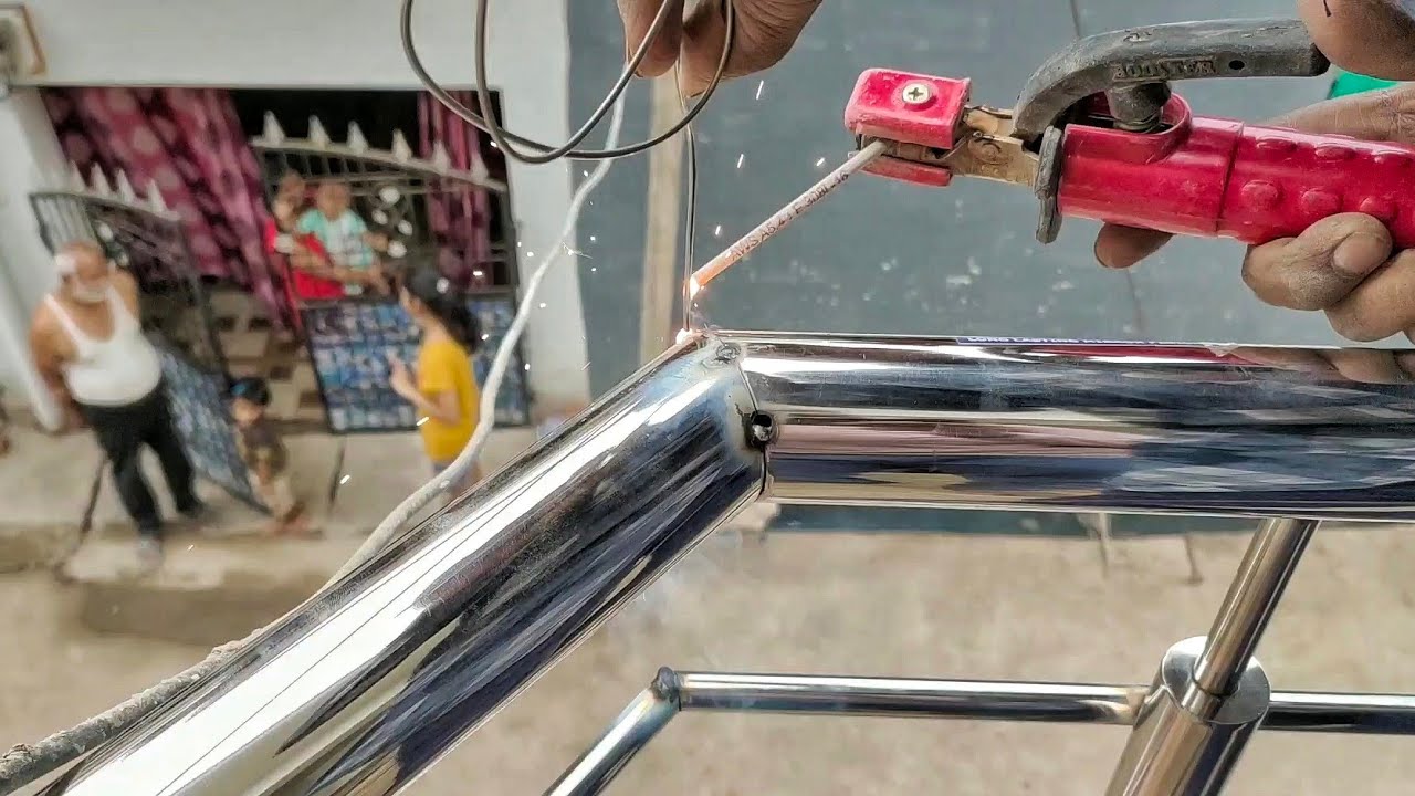 Stainless steel glass balcony railing installation process| how to make ...