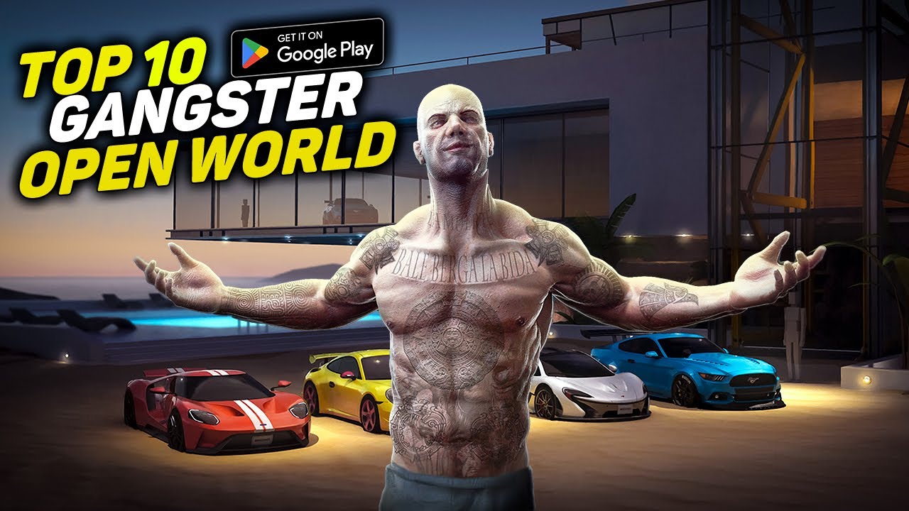 top 10 open world gangster games for android - YouTube