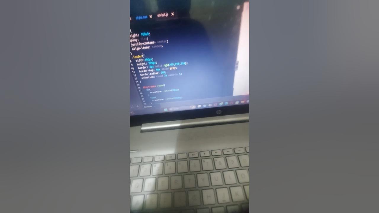 Making website loader using html css #html #css #htmlcssdesign - YouTube