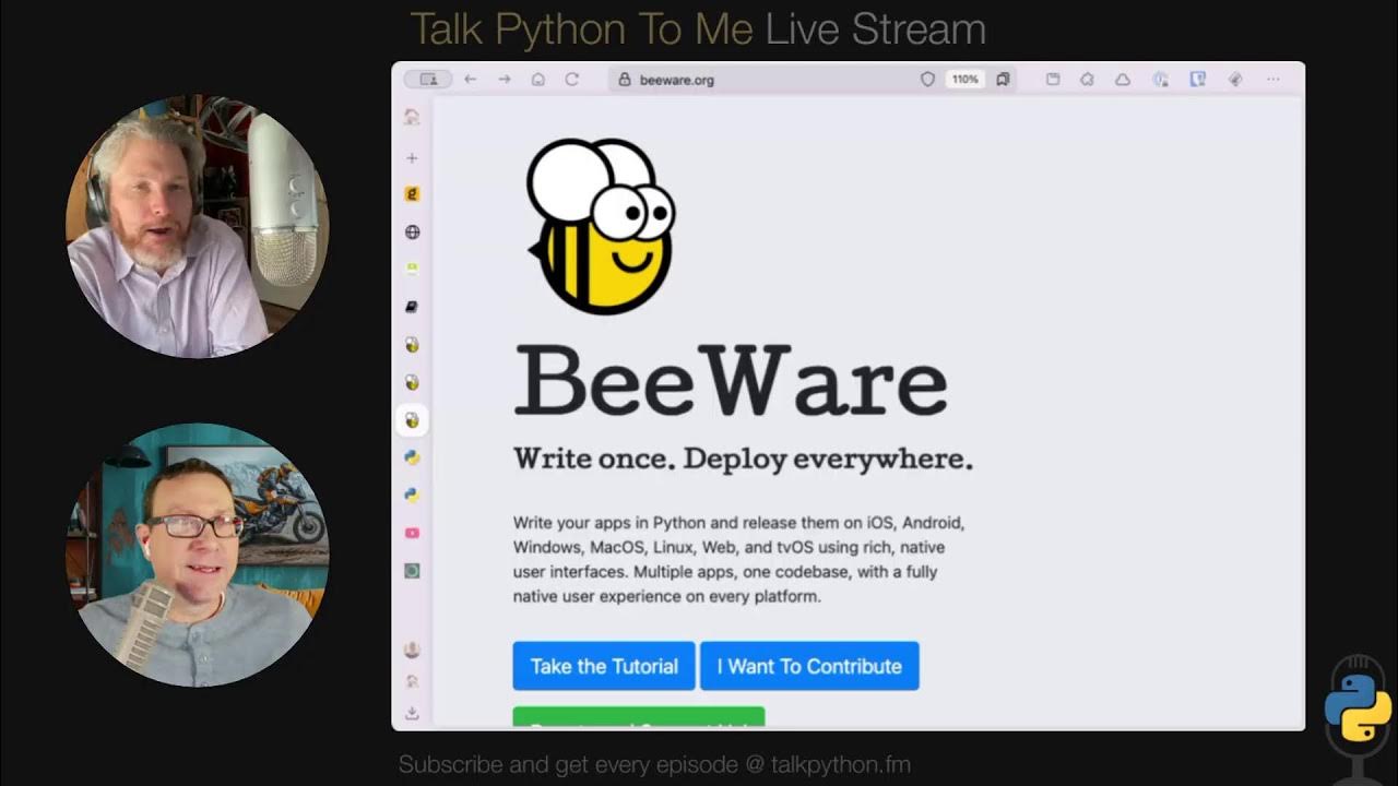 BeeWare and the State of Python on Mobile - Talk Python to Me Ep. 499 ...