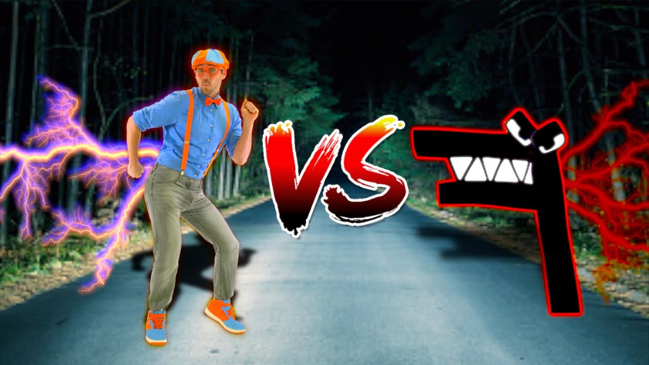 BLIPPI FIGHTS F IN REAL LIFE *Alphabet Lore* - YouTube
