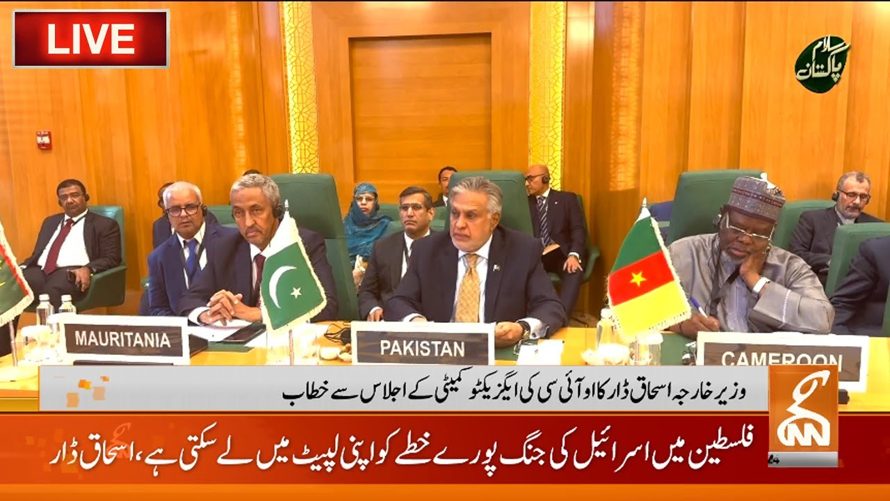 LIVE | Deputy Prime Minister Ishaq Dar Speech | OIC Executive Committee ...