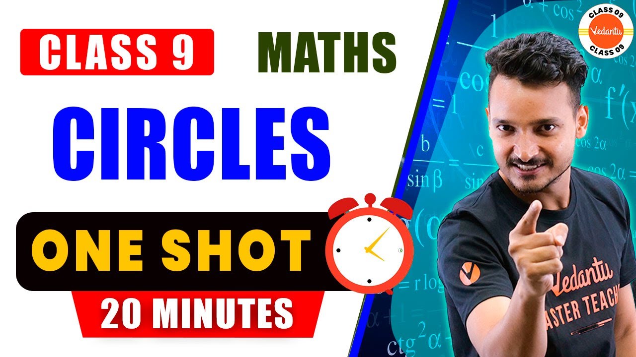 Circles Complete one shot in 20 Mins | Class 9 Maths | CBSE 2024 - YouTube