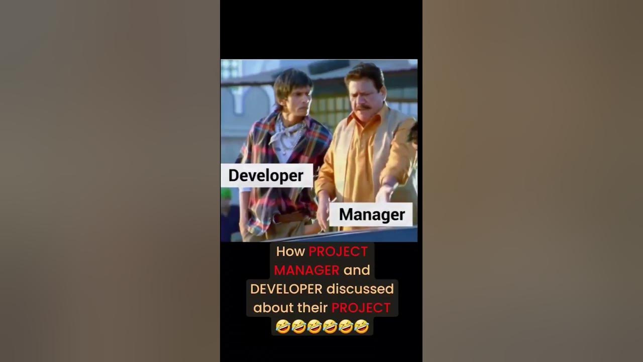 Discussion Between Developer And Manager👀 Datascience Ai Coder Programming Youtube 3467