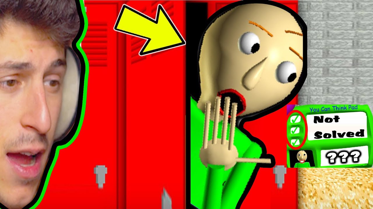 PLAYING FOR SECOND TIME AGAINST BALDI | BALDI'S BASICS! - YouTube