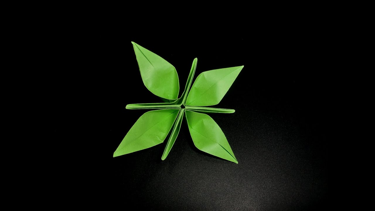 Origami Krokus Blume: Crocus - Tutorial [HD] - YouTube
