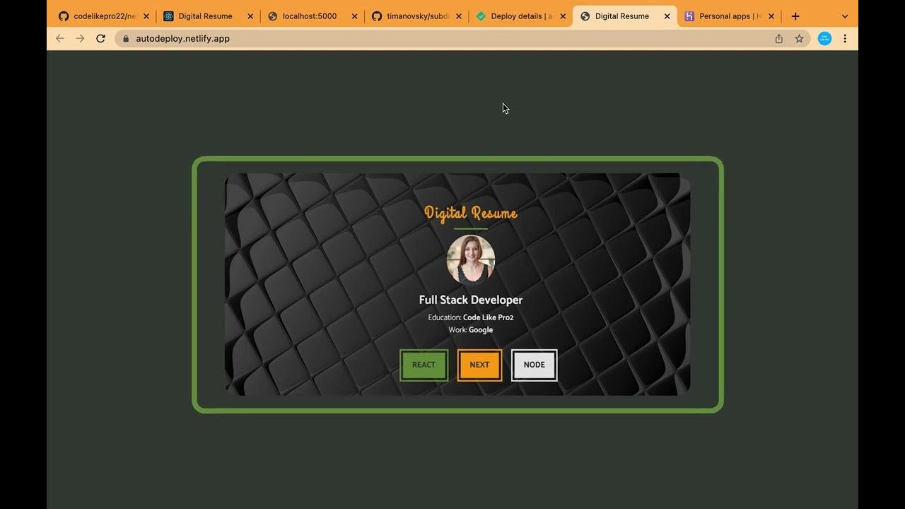 Auto deploy React (frontend) Node (backend) subfolders in the same repo on Github to Netlify ...