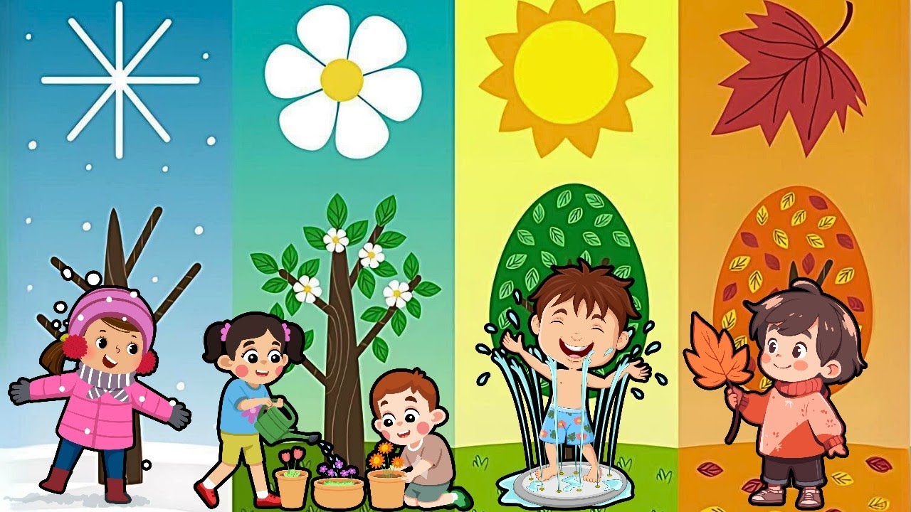 Explore the Four Seasons with Fun Animations for Toddlers | Four ...