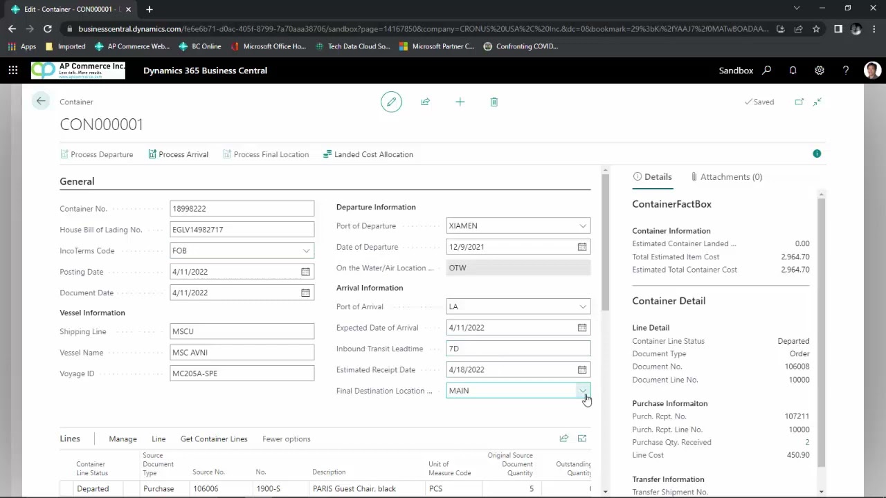 Freight Container Management Demo. Video 2 of 2 - YouTube