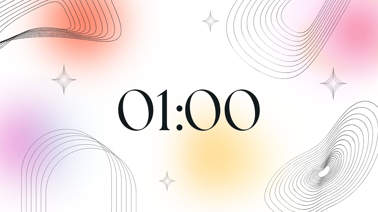 1 Minute Timer | Aesthetic - YouTube