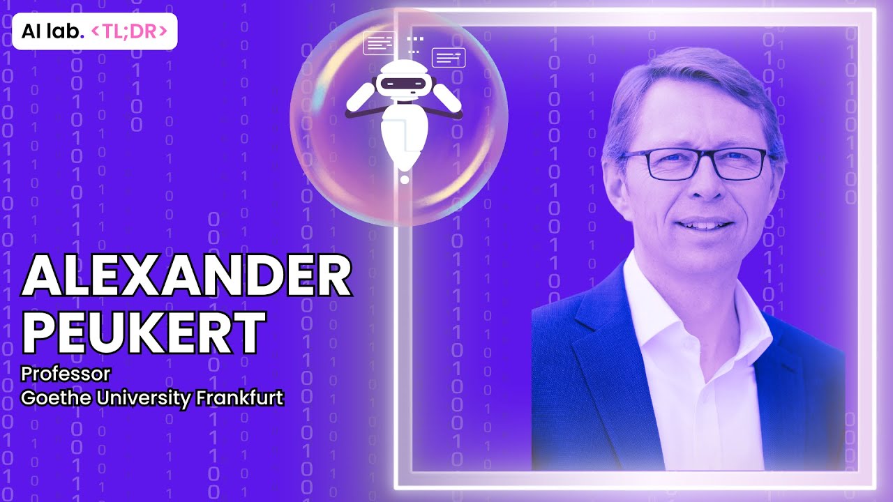 AI lab TL;DR | Alexander Peukert - Copyright in the Artificial ...