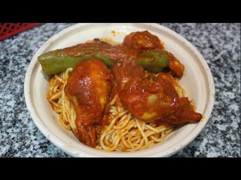 سباقيتي تونسية بالدجاج بنة بنة ماكيفهاش😋 Spaghetti tunisienne - YouTube