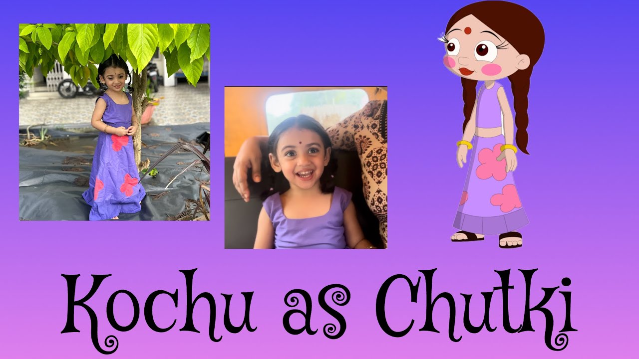Sudhapoo as Chutki | Chota Bheem | Chutki | Makeover Video | Sowbhagya ...