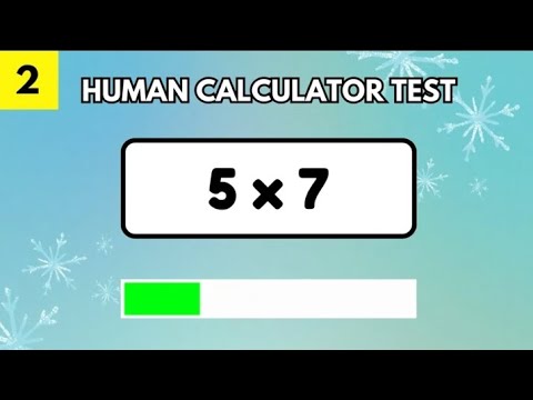 Math quiz ( Human calculator test ) | 99%fail | if you are a genius you ...