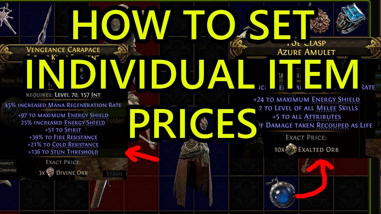 Path of Exile 2 How to Individually Price Items In Stash Tab. How to ...