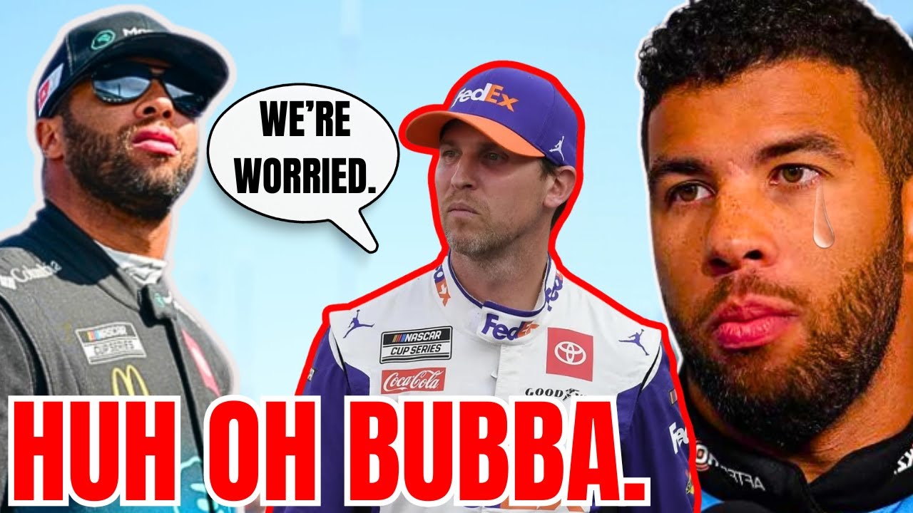 Bubba Wallace ON NOTICE! Denny Hamlin "WORRIED" about Wallace MISSING the NASCAR CUP PLAYOFFS ...