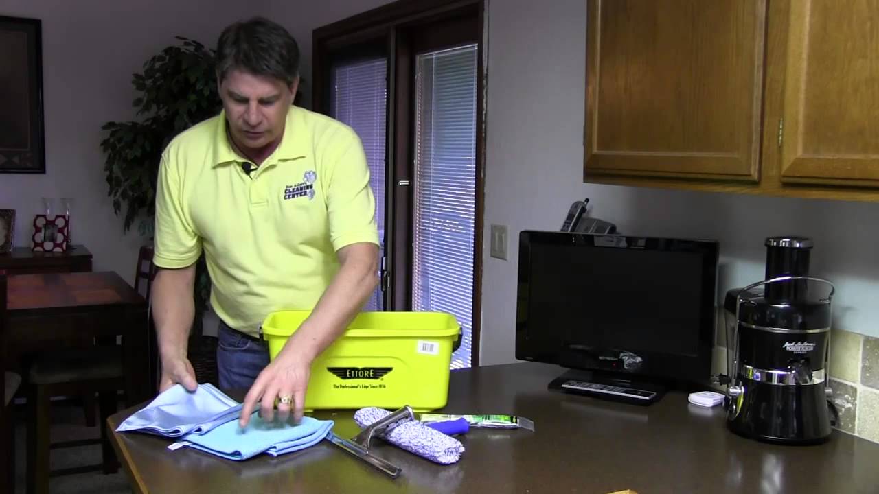 Don Aslett's All In One Complete Window Cleaning Kit - YouTube