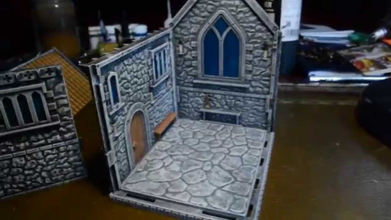 Tabletop Workshop 28mm Medieval Chapel Review - YouTube