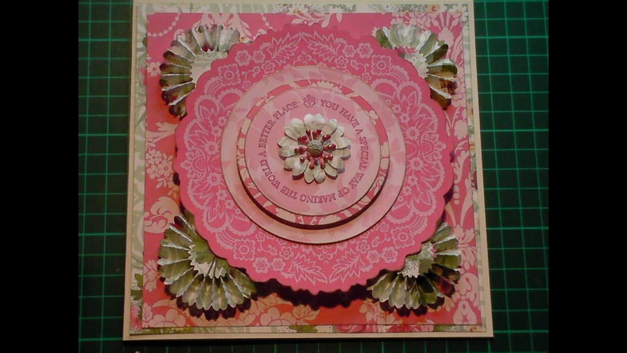 55. Cardmaking Tutorial - Anna Griffin Nifty Layers Fancy Doily Card ...