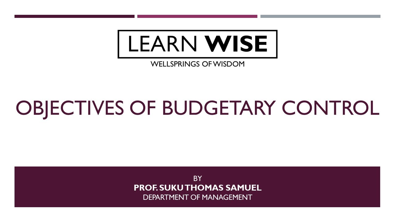 Objectives Of Budgetary Control YouTube objectives-of-budgetary-control-youtube