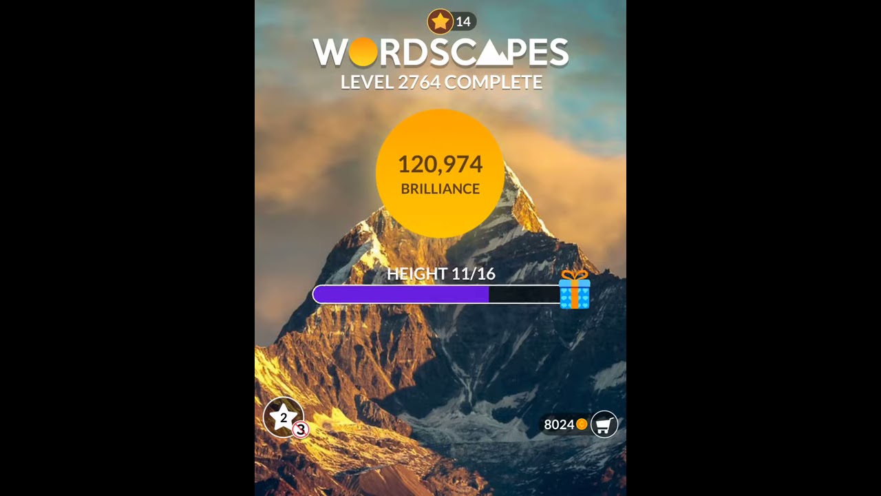 Wordscapes Level 2764 Answers - YouTube