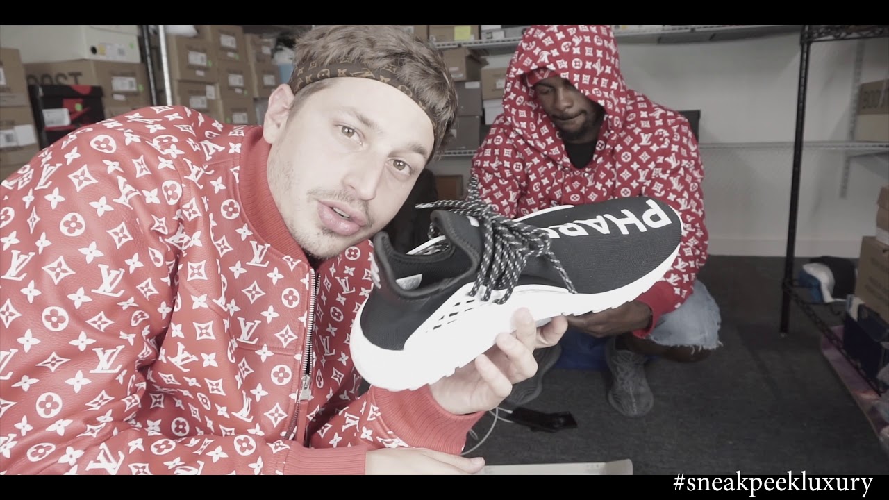 SNEAK PEEK: $20,000 Coco Chanel Pharrells 1 of 500 Pairs - YouTube