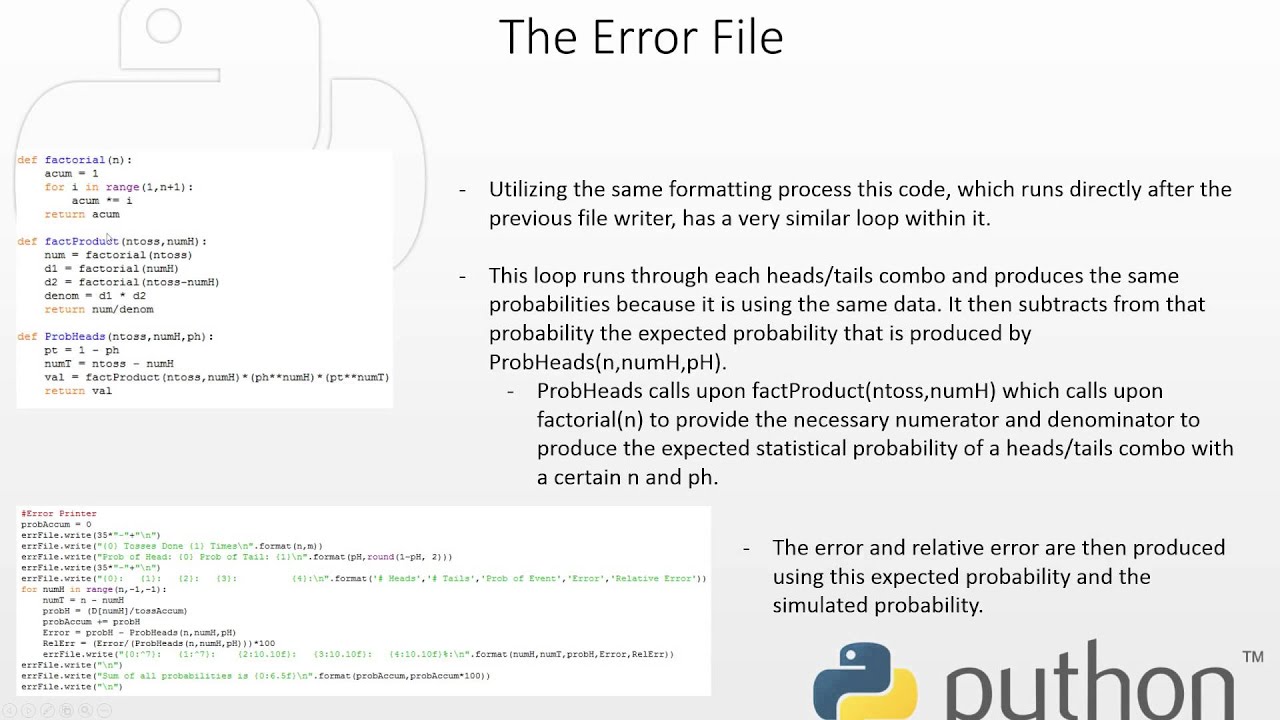 Coin Toss Simulation In Python 34 By Drs Youtube