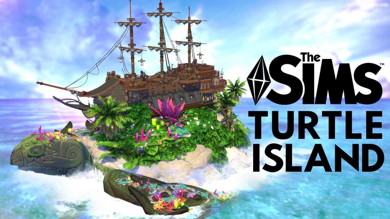 TURTLE ISLAND | SHIP HOUSE | The Sims 4 Speed Build | NOCC - YouTube
