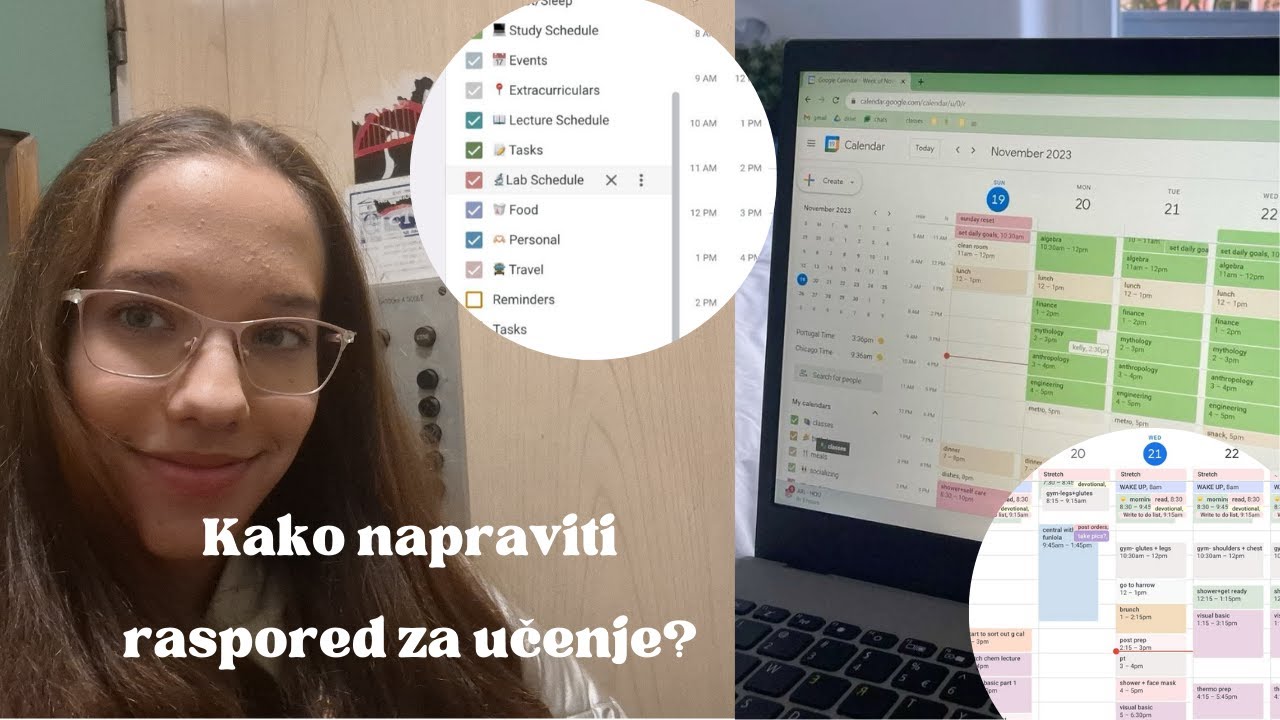 Kako napraviti raspored za učenje? - YouTube