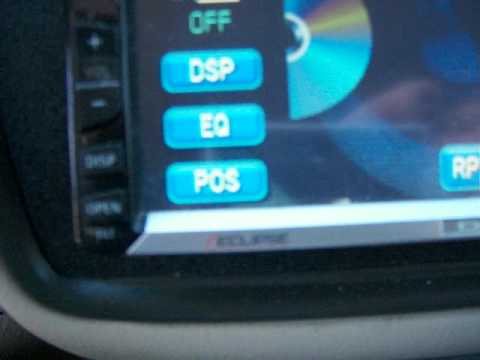 Eclipse AVN5500 head unit pair with AudioBahn 12's in ported box - YouTube