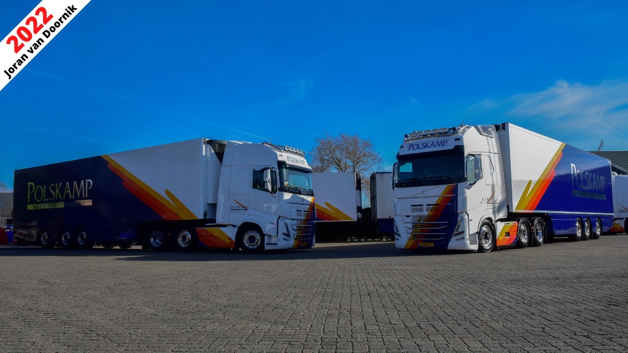POLSKAMP - 2 x VOLVO FH5 - YouTube