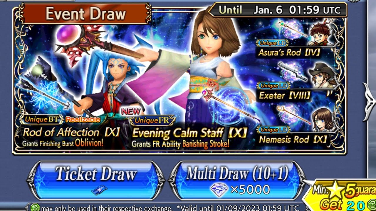 HILARIOUS PULLS FOR YUNA FR DFFOO GL - YouTube