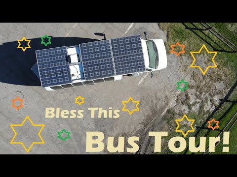 DIY Shuttle Bus Conversion Tour - YouTube
