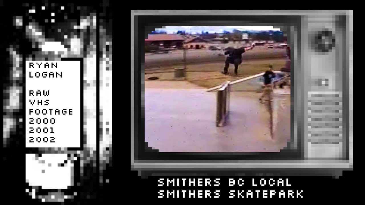 Ryan Logan RAW Old VHS Footage Smithers BC Skatepark - YouTube
