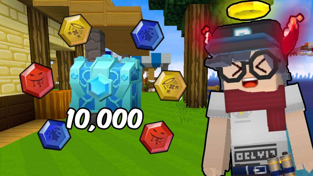 Spending 10,000 Keys To Unlock A lot Of Diamond Chests in Bedwars - YouTube