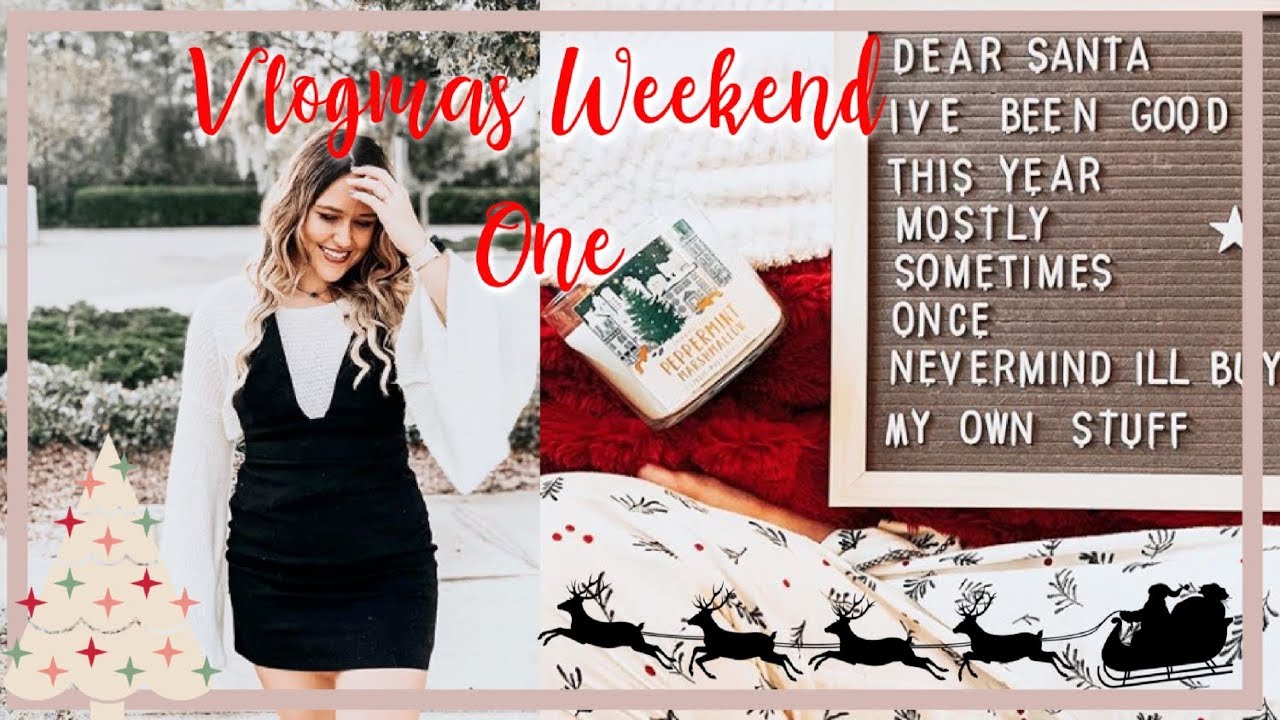 VLOGMAS WEEKEND ONE: cyber Monday haul, Christmas shopping + more ...