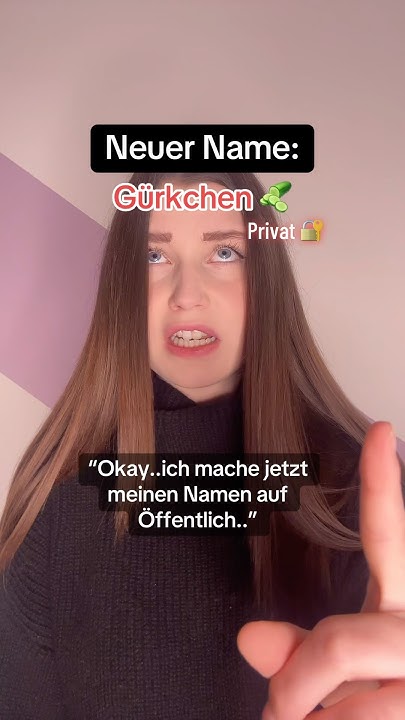 Part 3 ️ #pov : Jeder bekommt einen neuen Namen! #shorts #acting - YouTube