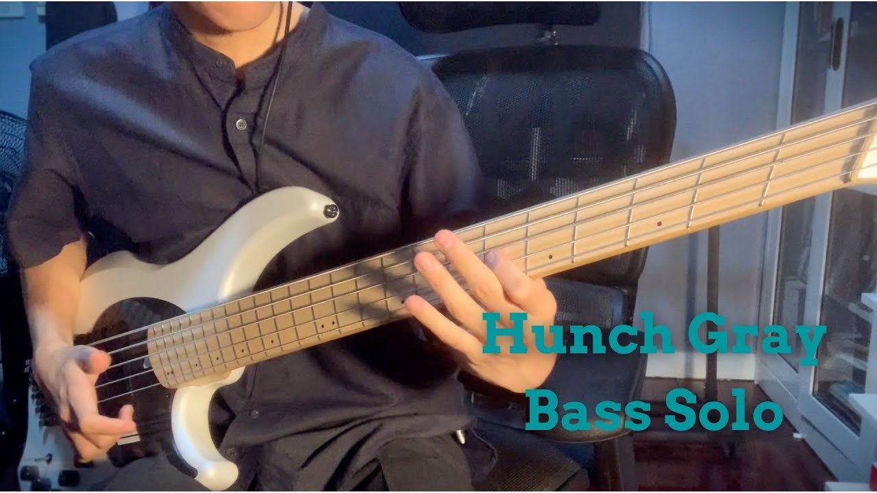 Zutomayo - Hunch Gray (Bass Solo Cover) - YouTube