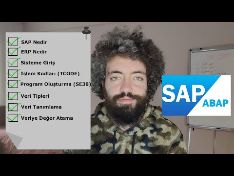SAP ABAP Eğitimi 1 - Temel Giriş ve Veri Türleri