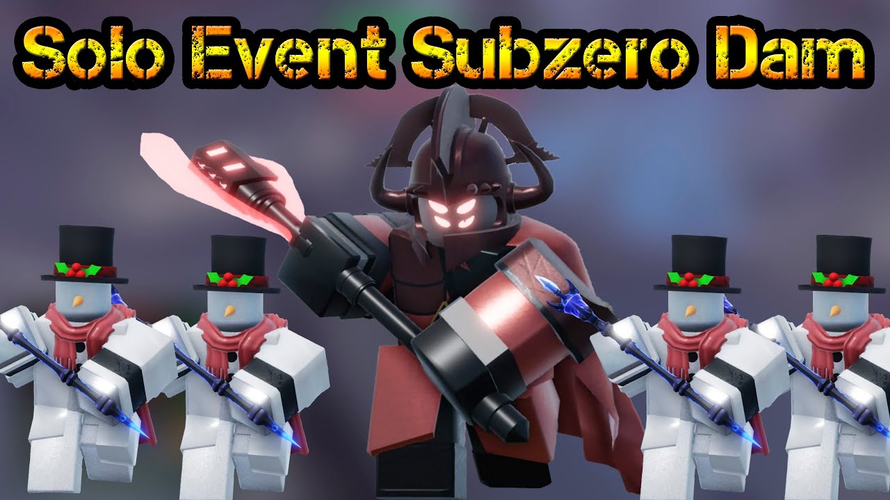 Solo Event Subzero Dam Roblox Tower Blitz - YouTube