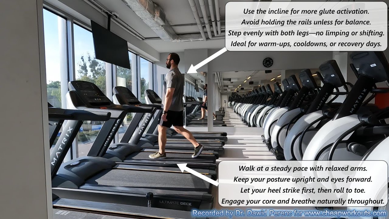 Treadmill Walk – Low Impact Cardio Warm-Up - YouTube