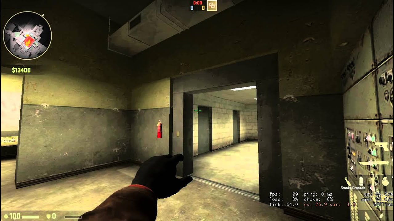 CSGO Nuke, Ramp Smoke - YouTube