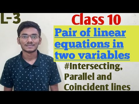 Intersecting, Parallel and Coincident lines in || Pair of linear ...