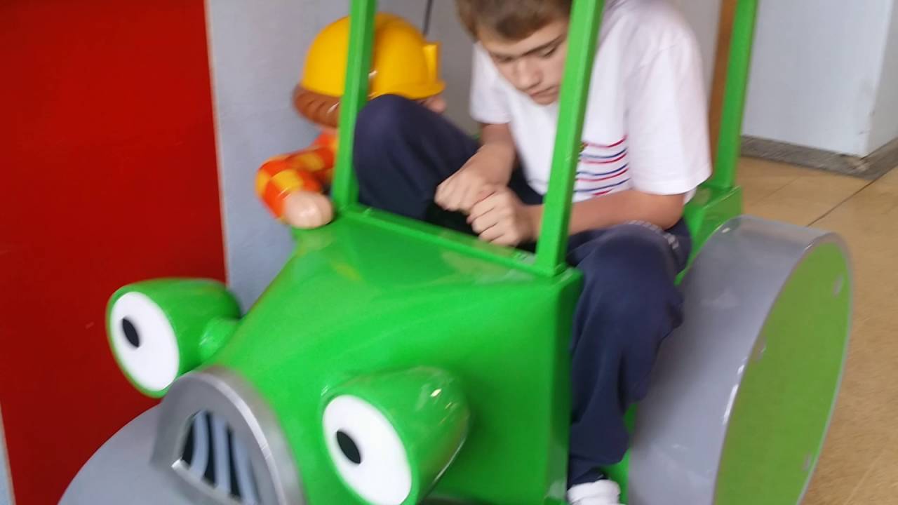 Roley Bob the Builder Kiddie Coin Operated Ride - YouTube