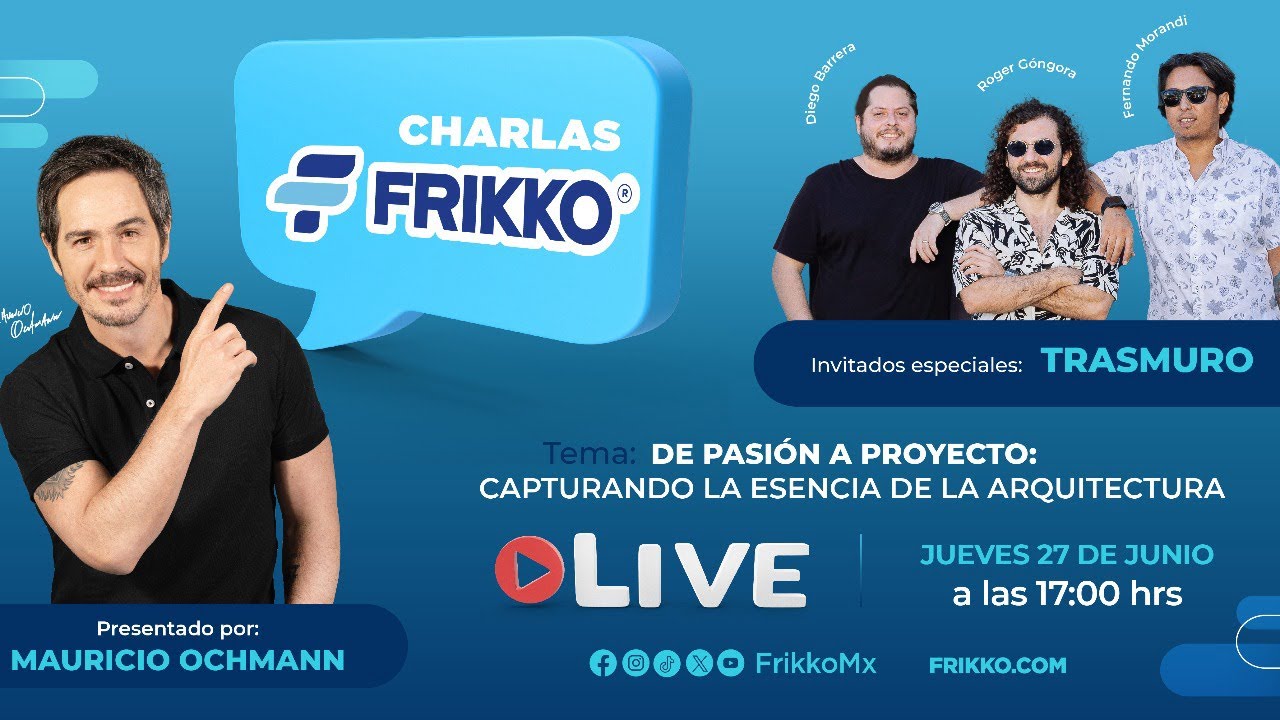1º Charla Frikko con Mauricio Ochmann y Trasmuro 🤩 - YouTube