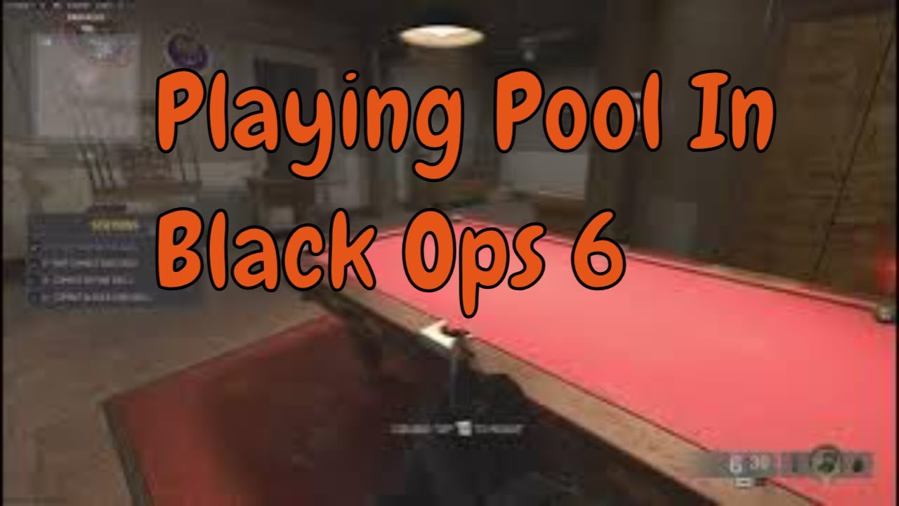 BLACK OPS 6 - Pool Table | 1 Hit Wonder Pool Table - YouTube